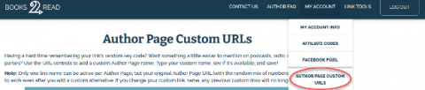 How to get a Custom URL for your Books2Read Author Page! - Draft2Digital | Blog