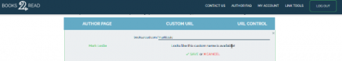 How to get a Custom URL for your Books2Read Author Page! - Draft2Digital | Blog